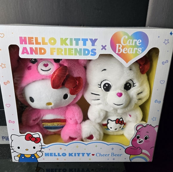 Hello Kitty | Toys | Care Bears Hello Kitty Loves Cheer Bear ...